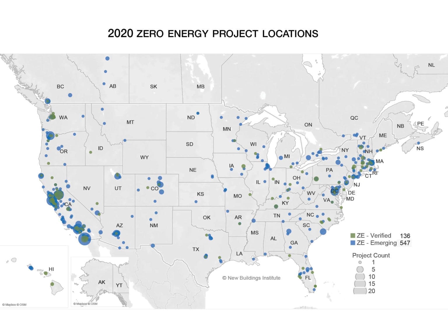 Getting to Zero Buildings Lists - New Buildings Institute